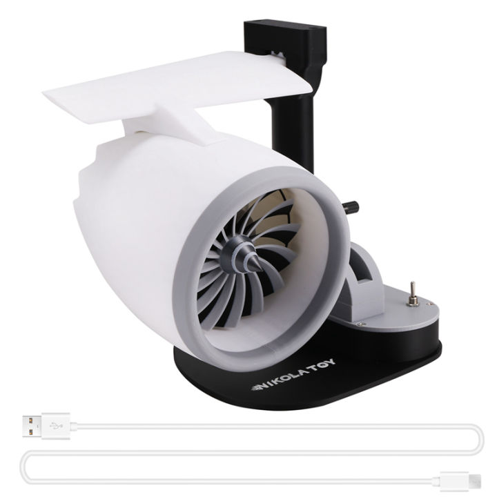 USB Jet Fan Desktop Turbofan Engine Fan 3D Printed Turbo Jet Ventilator ...