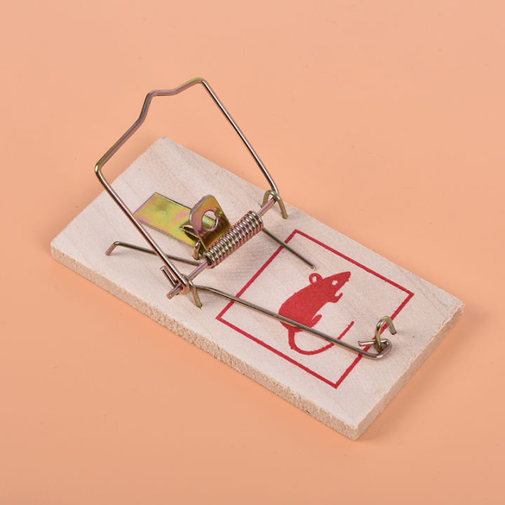 LYM Traditional Wooden Mouse Traps Classic Mice Rat Pet Rodent Control ...