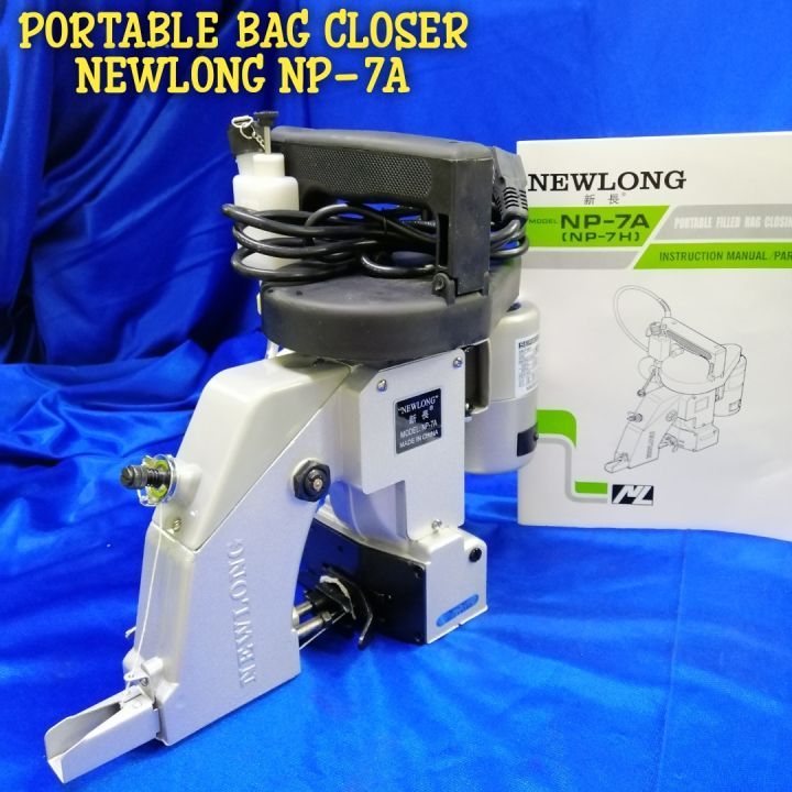 BAG CLOSER PORTABLE MACHINE NEWLONG NP-7A 1-THREAD CHINA | Lazada PH