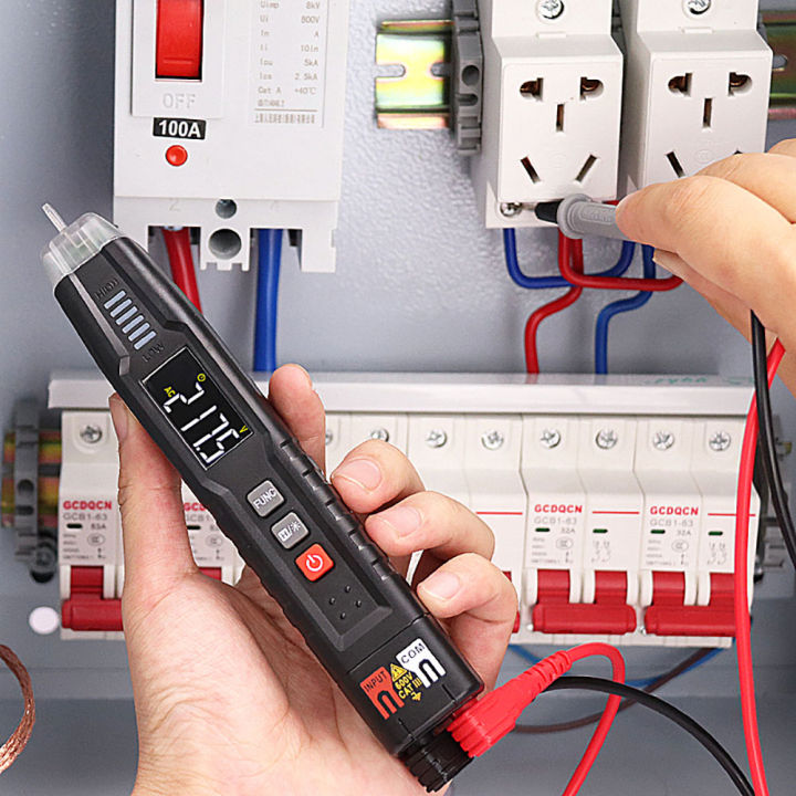 HABOTEST HT122 Pen Type Digital Multimeter Tester NCV Phase Sequence ...