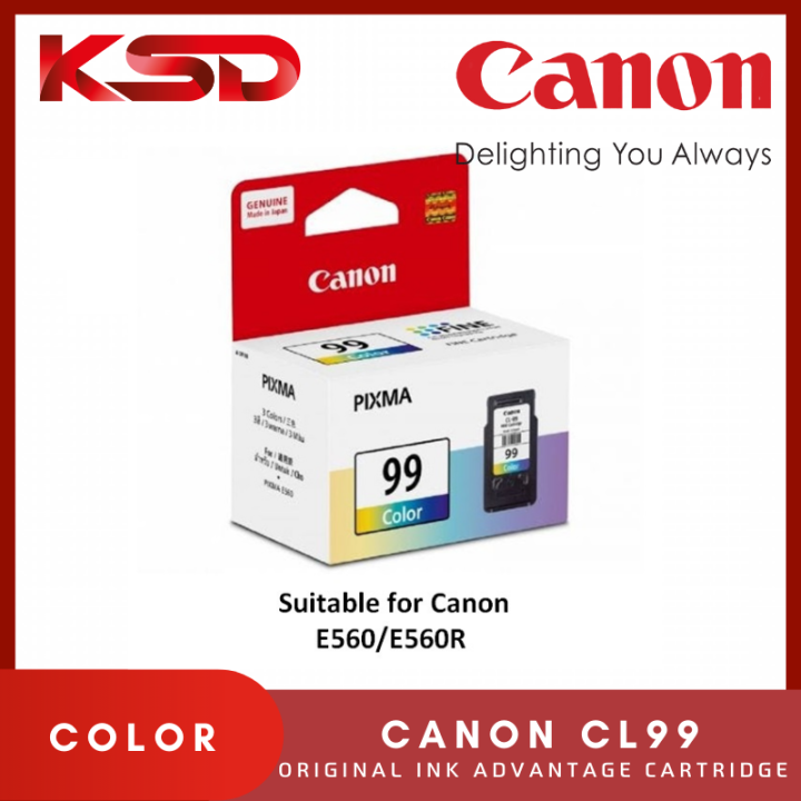 Canon Pixma PG-89 PG 89 CL-99 CL99 Color Ink Cartridge for Canon E560 ...