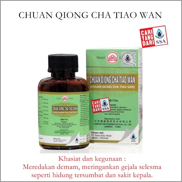 Promo Herbal Tradisional Chuan Qiong Cha Tiao Wan Atasi Sakit Kepala ...