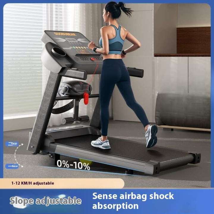 Treadmill Electric Folding Treadmill Slope Manually Adjusted 120Cm ...