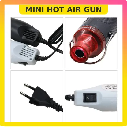 Heat air gun alat pemanas mini murah 300 Watt hot blower pembuka lcd hp ...