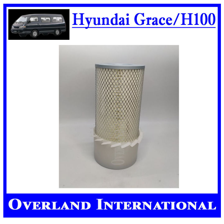 AIR FILTER AIR CLEANER ELEMENT - WITH PROTECTIVE PVC FIN (28x13cm) 4D56 ...