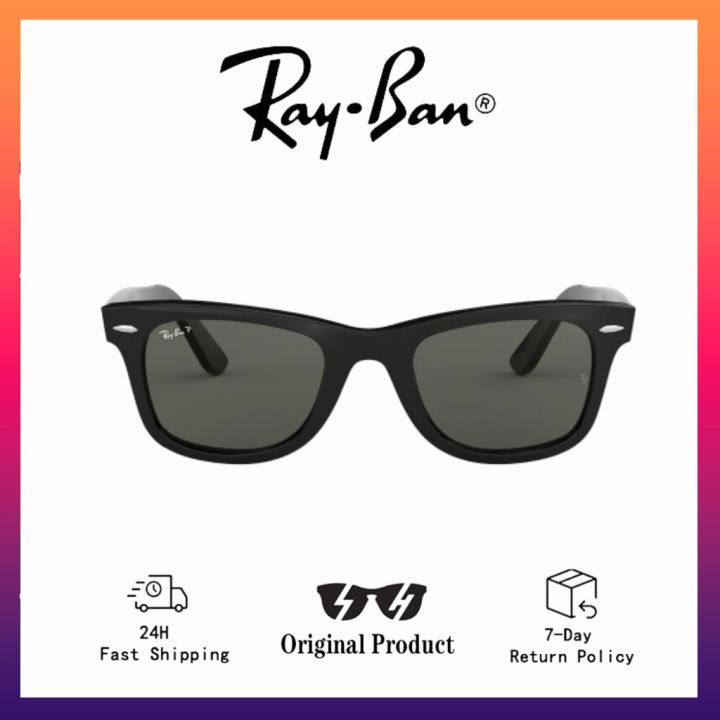 【1 year warranty】 Ray-Ban Wayfarer Polarized - RB2140F 901/58 ...
