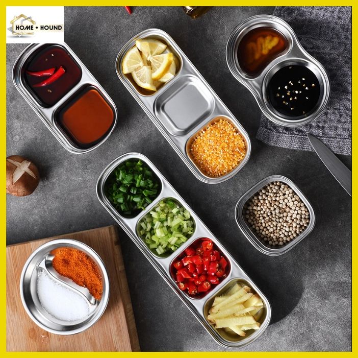 Home+Hound Samgyup Stainless Steel Sauce Korean Dish Hot Dipping Bowl ...