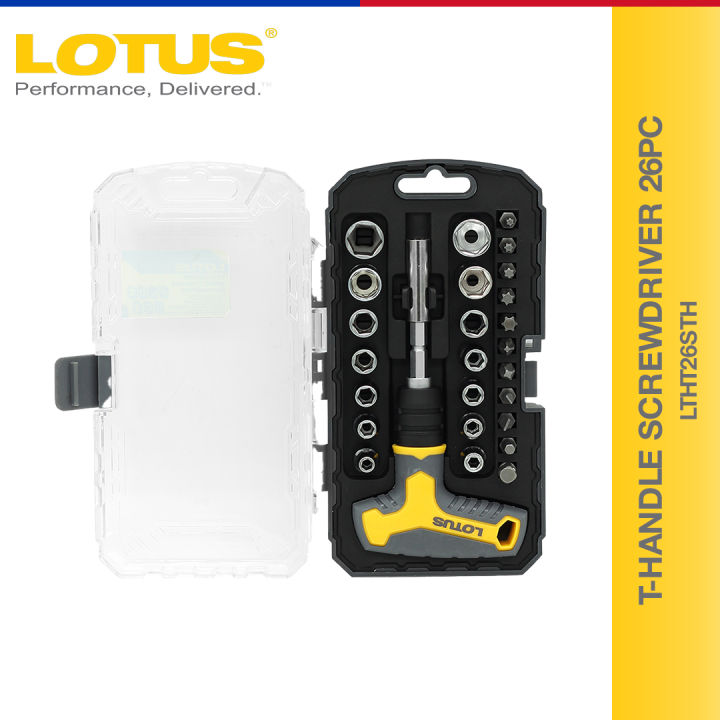 Lotus T-Handle Screwdriver 26PC LTHT26STH - Hand Tools | Lazada PH