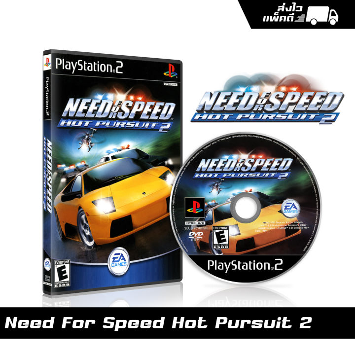 แผ่นเกม PS2 Need For Speed Hot Pursuit 2 (english) สกรีนแผ่น พร้อมปกใส่ ...