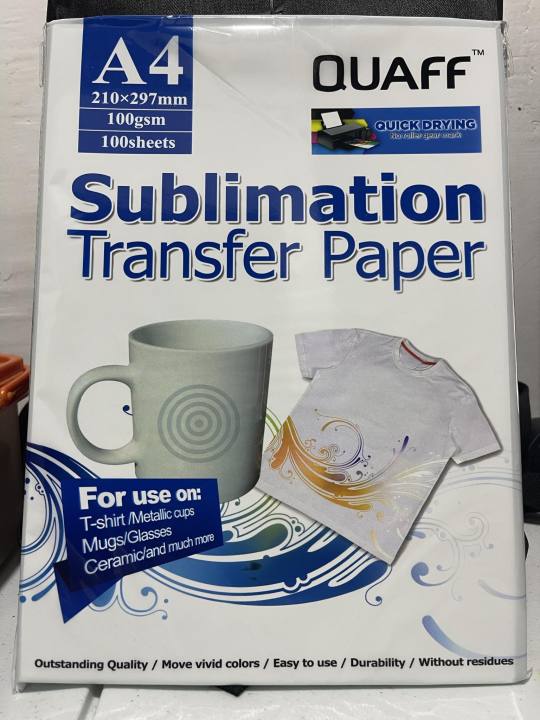 QUAFF SUBLIMATION PAPER A4 AVAILABLE ON HAND | Lazada PH