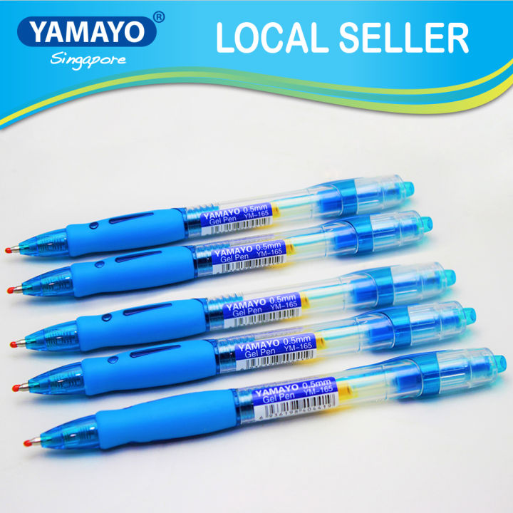 YAMAYO GEL PEN BALL PEN BLACK || BLUE GEL PEN （5pcs/pack）||【LOCAL ...