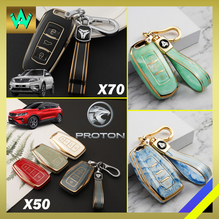 Proton X50 X70 Car Key Cover Case Casing Sarung Kunci Kereta Key ...