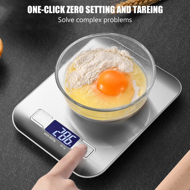 Rechargeable 3000g X 0.1g Portable Kitchen Scales Precise Electronic ...