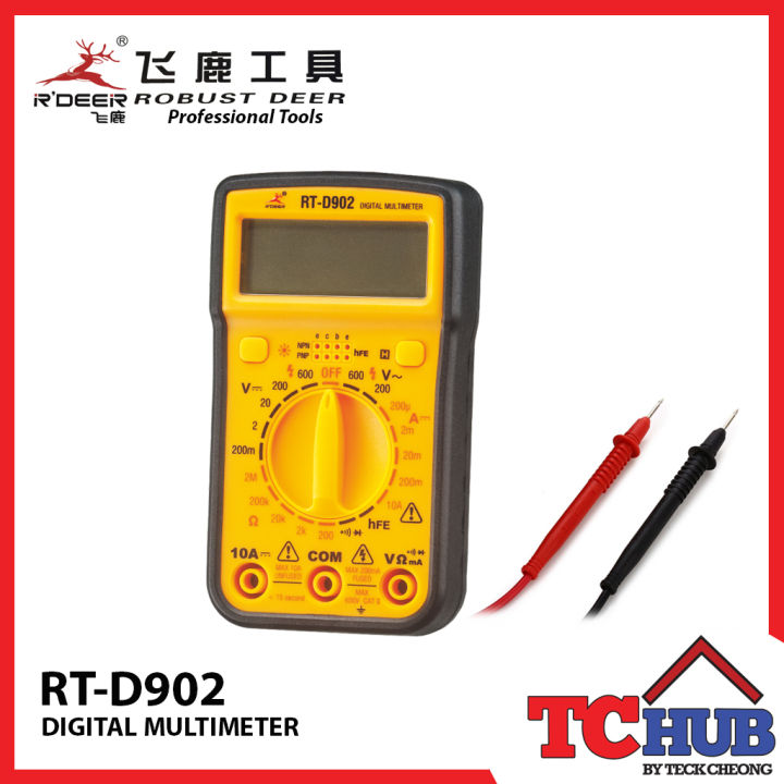 Robust Deer RT-D902 Digital Multimeter | Lazada Singapore