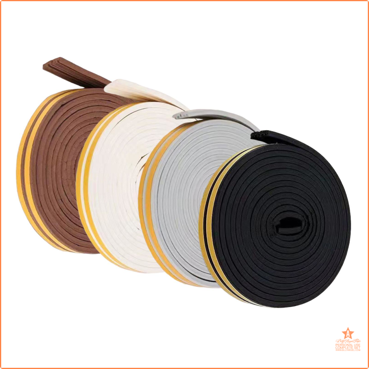 [op038] 6 Meter Foam Self Adhesive Window Weatherstrip E Type for ...