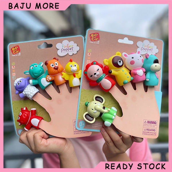 Children 5pcs Rubber Finger Puppet Kids Children Toy Set | Lazada