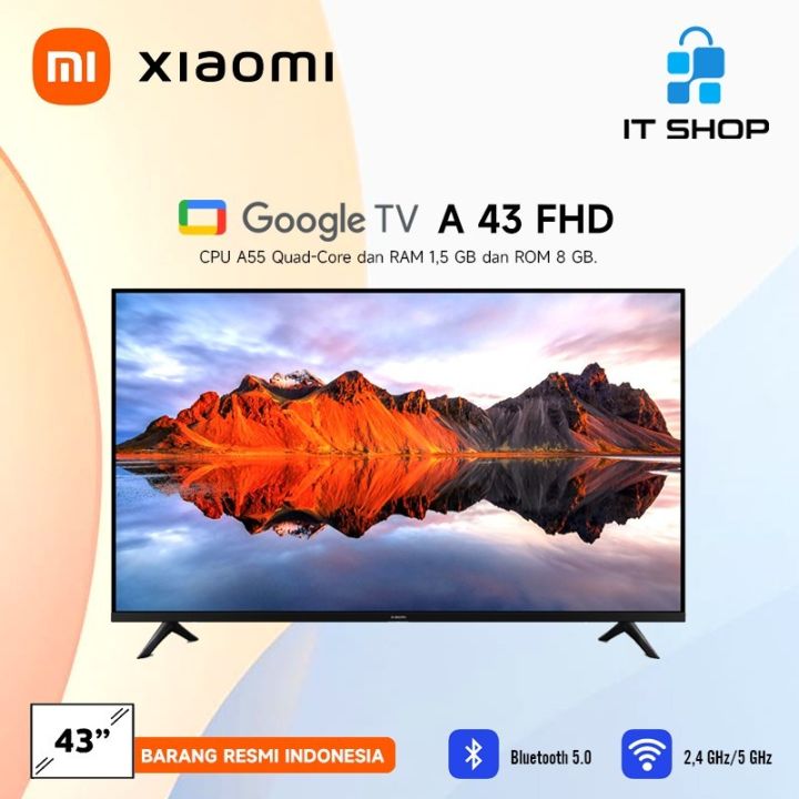 TV LED Xiaomi Mi TV 43 inch Full HD Smart TV A43 FHD Resolusi FHD Dolby ...