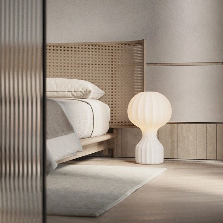 Italy Gatto Silk Table Lamp Modern Minimalist Hotel Showroom Japanese ...