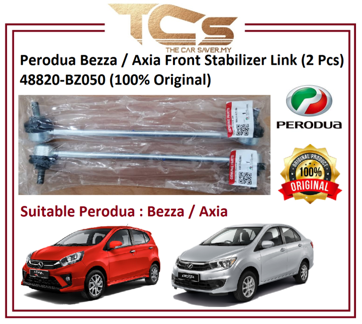 Perodua Bezza / Axia Front Stabilizer Link (2 Pcs) 48820-BZ050 (100% ...