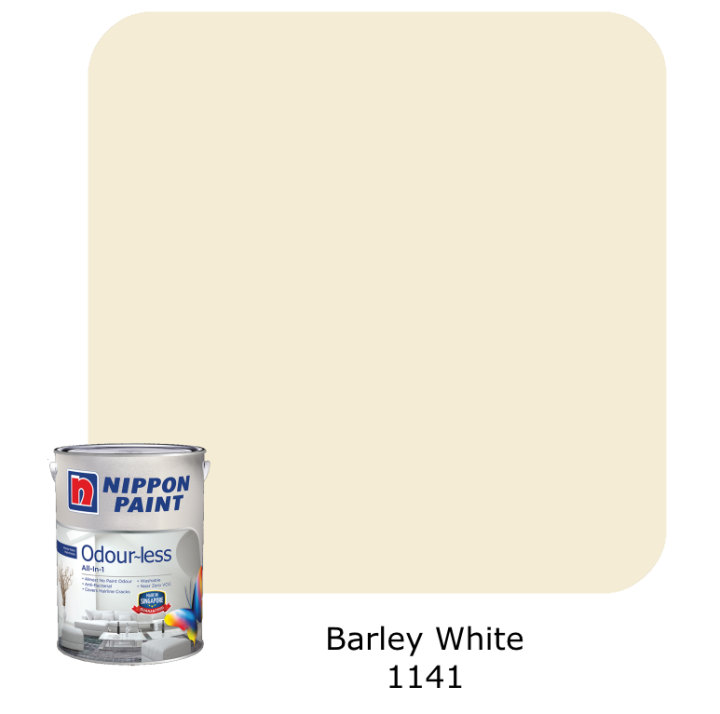 Nippon Paint Odour-Less All-in-1 (Off-White) - Odourless Paint by ...