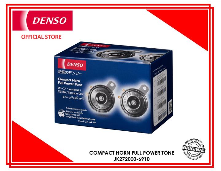 DENSO Compact Horn Full Power Tone "Disc Type" 12 Volts Set | Lazada PH