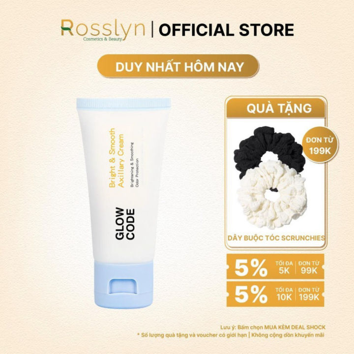 Kem dưỡng trắng da GlowCode với Niacinamide và chiết xuất dâu tằm giúp ...