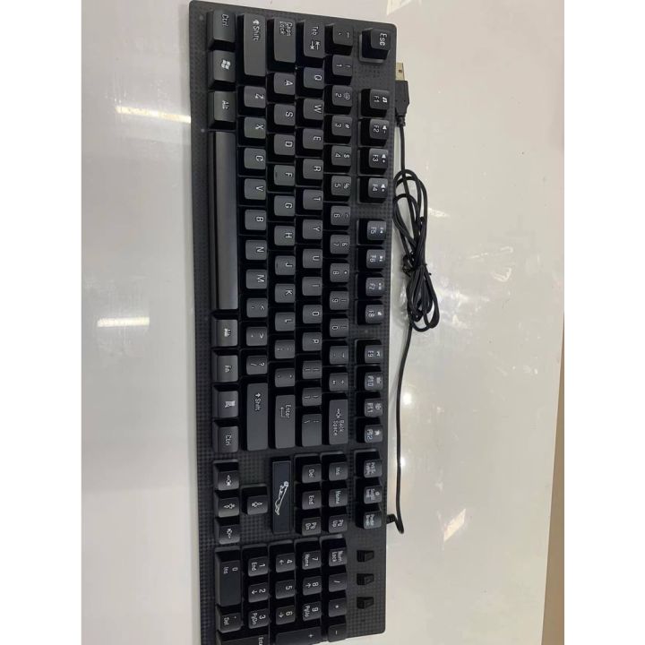 G20 Colorful LED Illuminated Backlight Ergonomic Gaming Keyboard USB ...