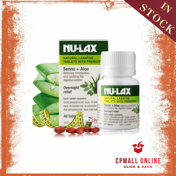 [Expiry Date: 05/2026] Nulax Natural 通便秘片 Laxative Tablets With ...