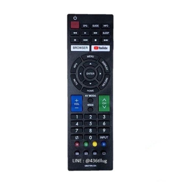 Sharp gb275wjsa flat screen LCD TV remote control | Lazada