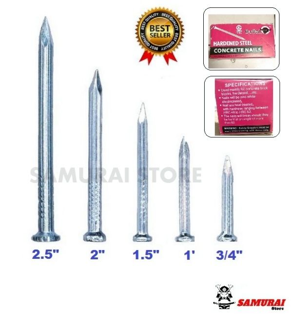 600g Concrete Nails / Paku Simen / Paku Concrete | Lazada