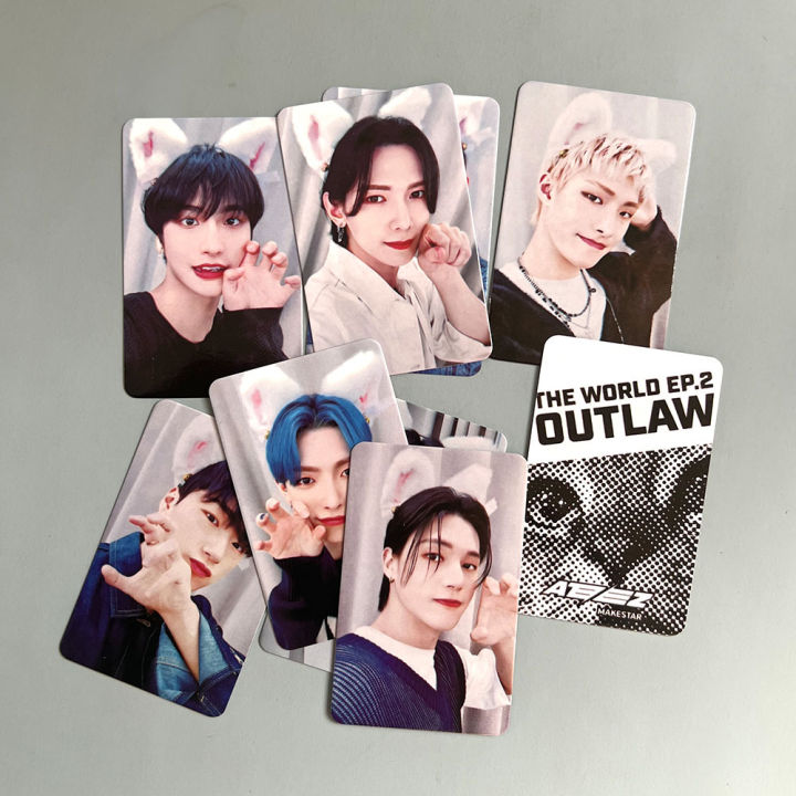 ATEEZ THE WORLD EP.2 : OUTLAW Make Star PhotoCard Kpop Seonghwa ...