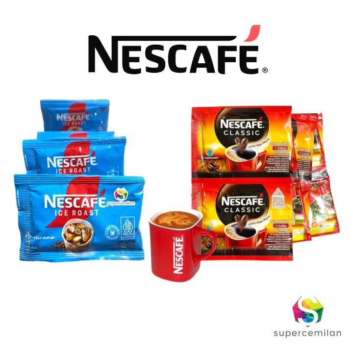 Nescafe Classic / Ice Roast Americano 2 Gram Kopi (isi 10 pcs) Dalgona ...