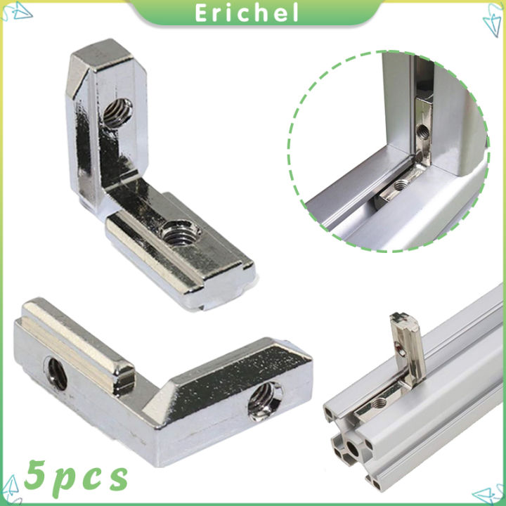 5pcs L Slot Corner Aluminium Profile 2020 Internal Corner Joint Bracket ...
