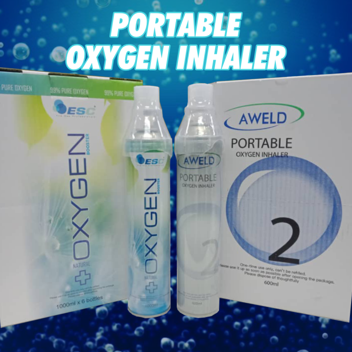 ESC, AWELD Portable Oxygen Inhaler (ESC 1000ml, AWELD 600ml) | Lazada