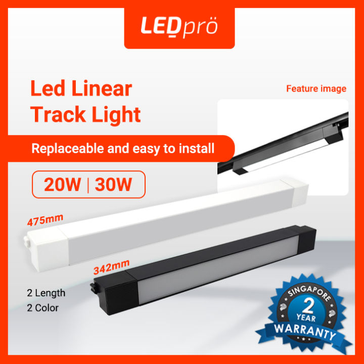 LED PRO LED Linear Track Light 20W/30W Flood Light Linear Light 6000K ...