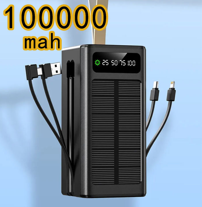 พาวเวอร์แบงค์100000 เพาเวอร์แบงค์ พาวเวอร์แบงค์โซล่าเซลล์ ชาร์จได้พร้อม ...