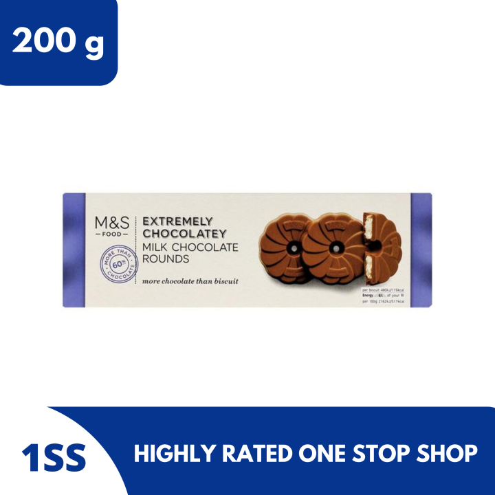 M&S Extremely Chocolatey Milk Chocolate Rounds, 200g | Lazada PH