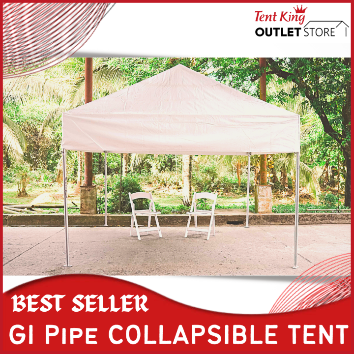 【Heavy Duty Tent】GI PIPE TENT Easy-Set Up TENTS with Galvanized Iron ...