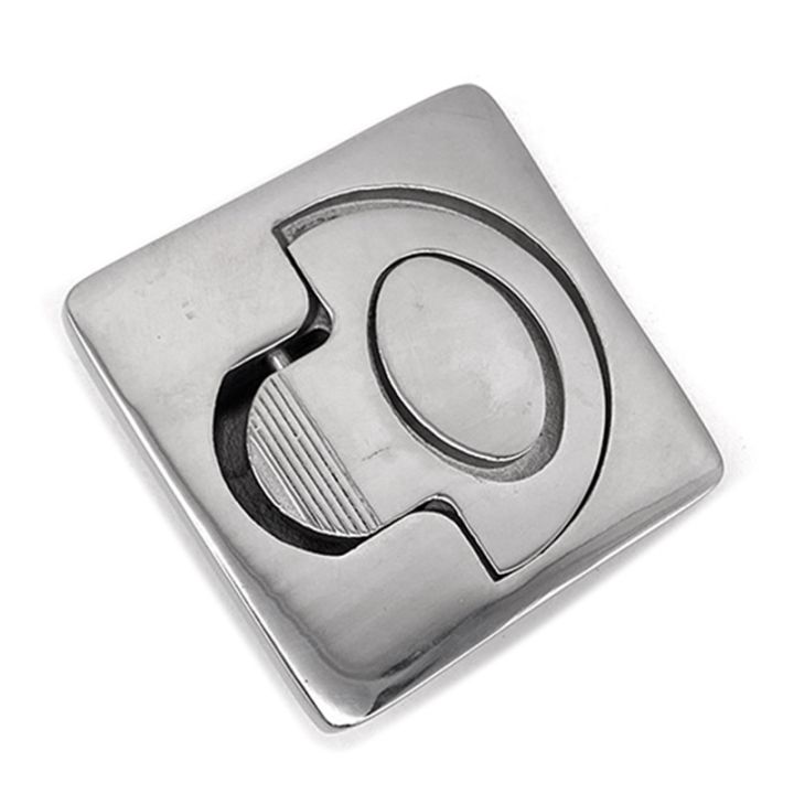316 Stainless Steel Round Flush Ring Pulls Recessed Hatch Door Drawer ...