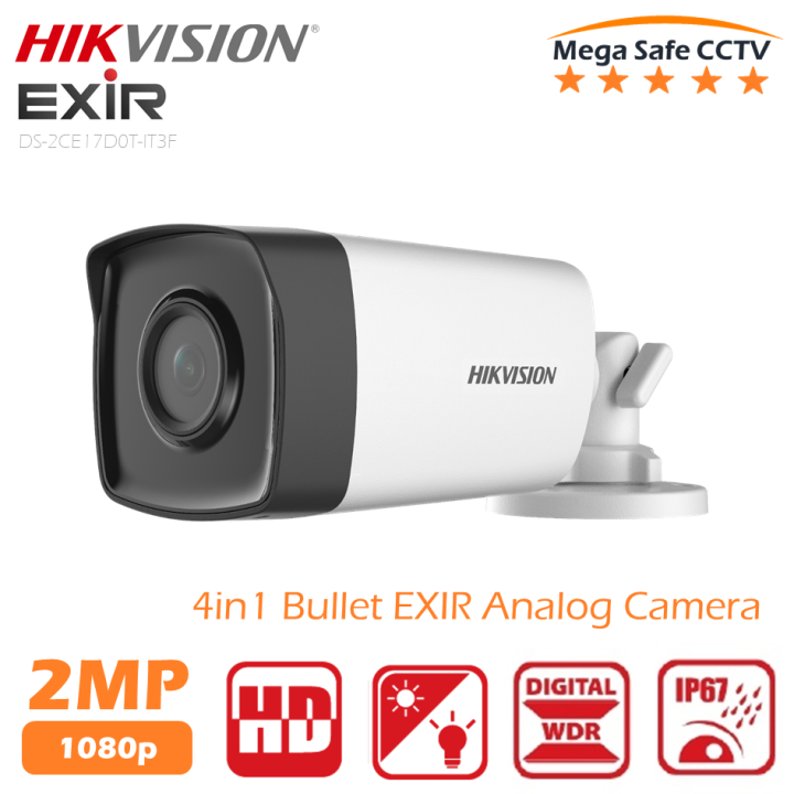 HIKVISION 2MP EXIR Outdoor Bullet CCTV Camera, 4in1, IP67 Weatherproof ... HIKVISION 2MP EXIR Outdoor Bullet CCTV Camera, 4in1, IP67 Weatherproof ...