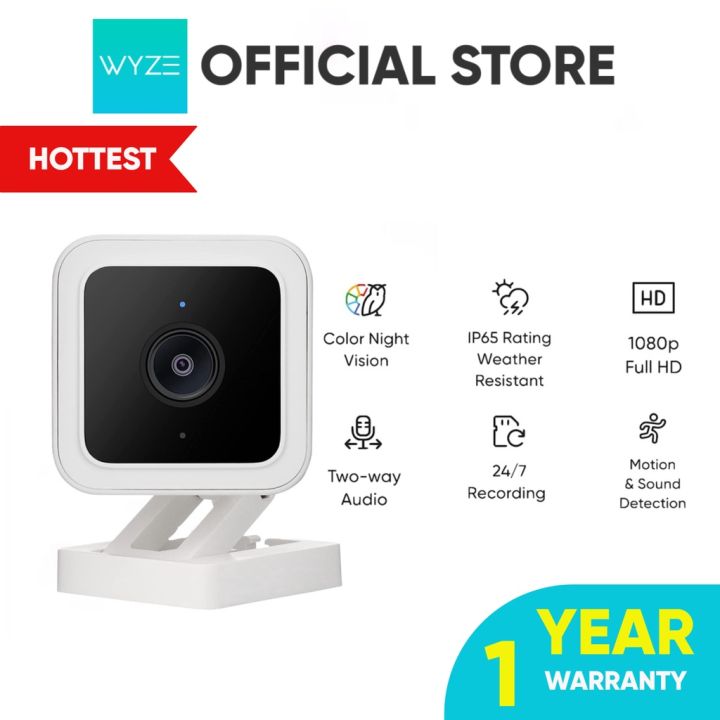 【Wyze Official Store Wyze Cam V3 CCTV Camera 1080p HD Indoor/Outdoor ...