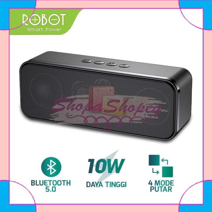 Speaker Bluetooth Robot RB520 Bluetooth 5.0 Portable Audio Wireless Super Bass Stereo Original ...
