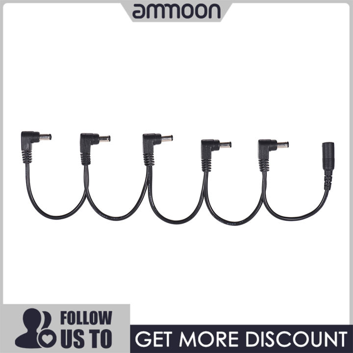 [ammoon]JOYO CM-24 Guitar Effects Power Cable Splitter Cord 5 Ways ...