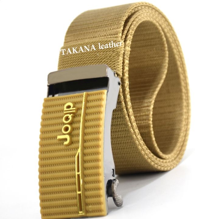 IKAT PINGGANG PRIA NYLON CANVAS MODEL REL JEPIT OTOMATIS PALA BESI ...