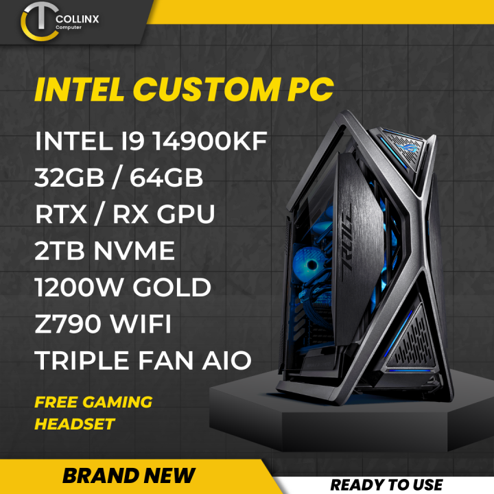 [ PC BUILD PACKAGE - SUPREMO ] Intel Core I9 14900KF 14th Gen CPU ...