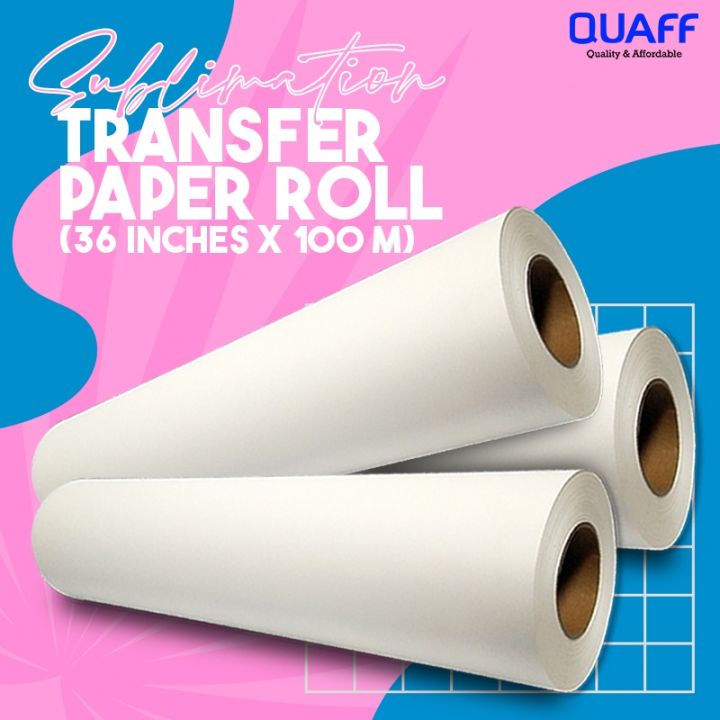 Easyprint QUAFF Sublimation Transfer Paper Roll 100GSM (36 inches x ...
