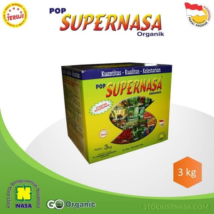 PUPUK ORGANIK SUPER NASA 3000gr [3kg] / PUPUK PEMACU PERTUMBUHAN ...