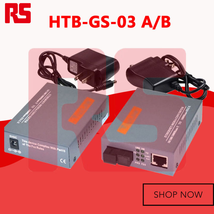 1000Mbps HTB-GS-03 A/B Gigabit Fiber Optical Media Converter | Lazada PH