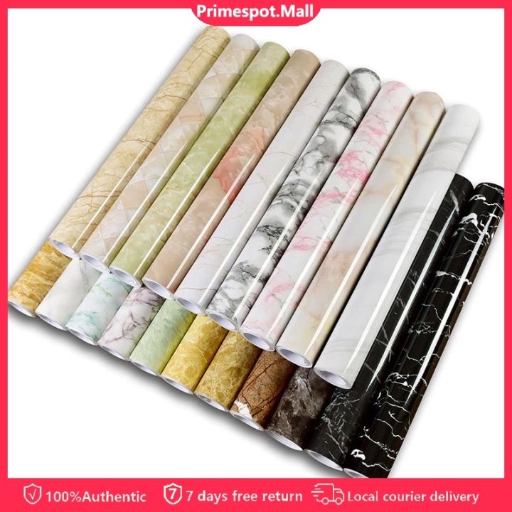 【COD】 Marble Wallpaper Granite Style Cabinet FurnitureBlack Stone ...