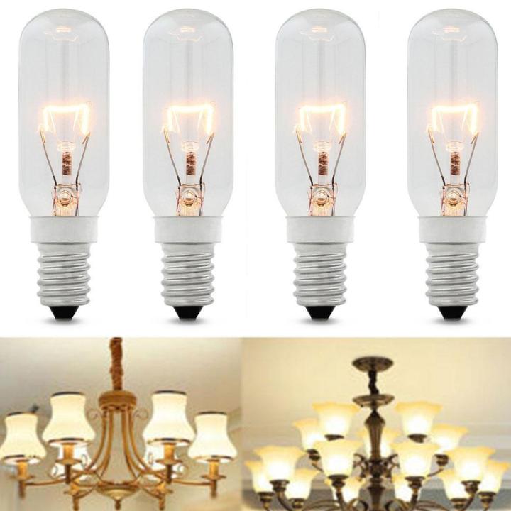 40W E14 Clear Lamp Tubular Cooker Hood Extractor Light U3E8 Screw Small ...